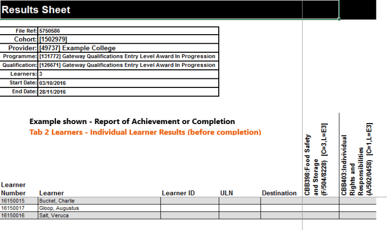 Claiming Certificates - Completing the Report of Achievement or ...