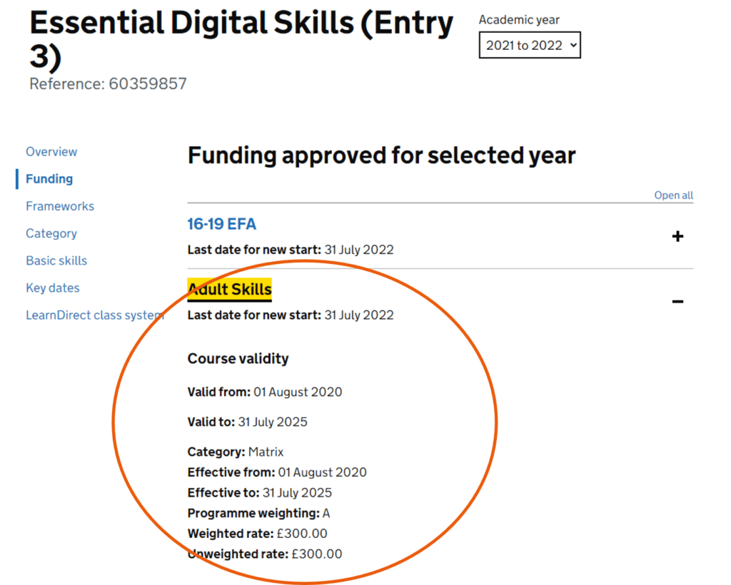 How to Use: Find a learning Aim - Gateway Qualifications