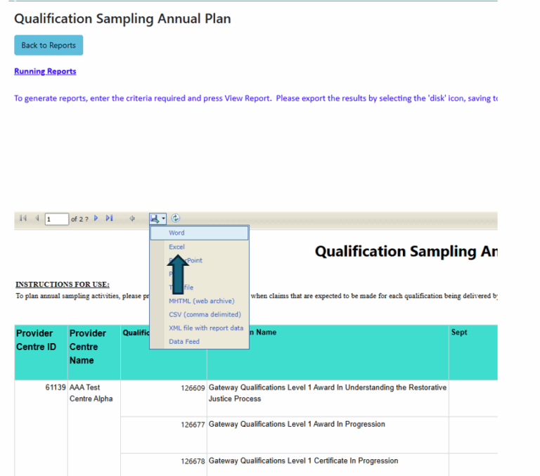 Completing your Qualification Sampling Annual Plan - Gateway Qualifications